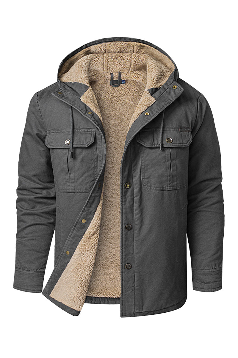 Sherpa-lined Cotton 2-in-1 Jacket - Marcus Store