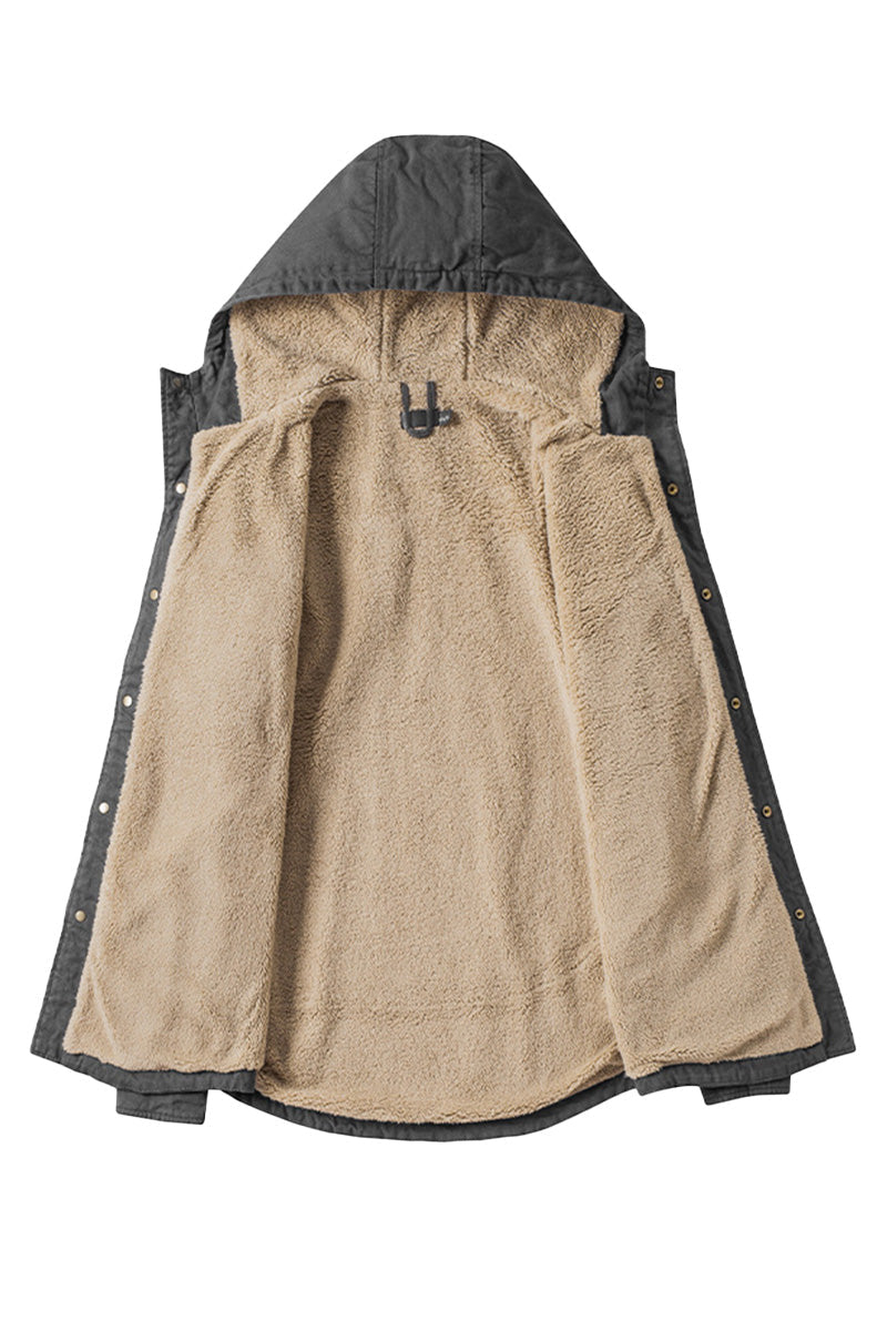 Sherpa-lined Cotton 2-in-1 Jacket - Marcus Store