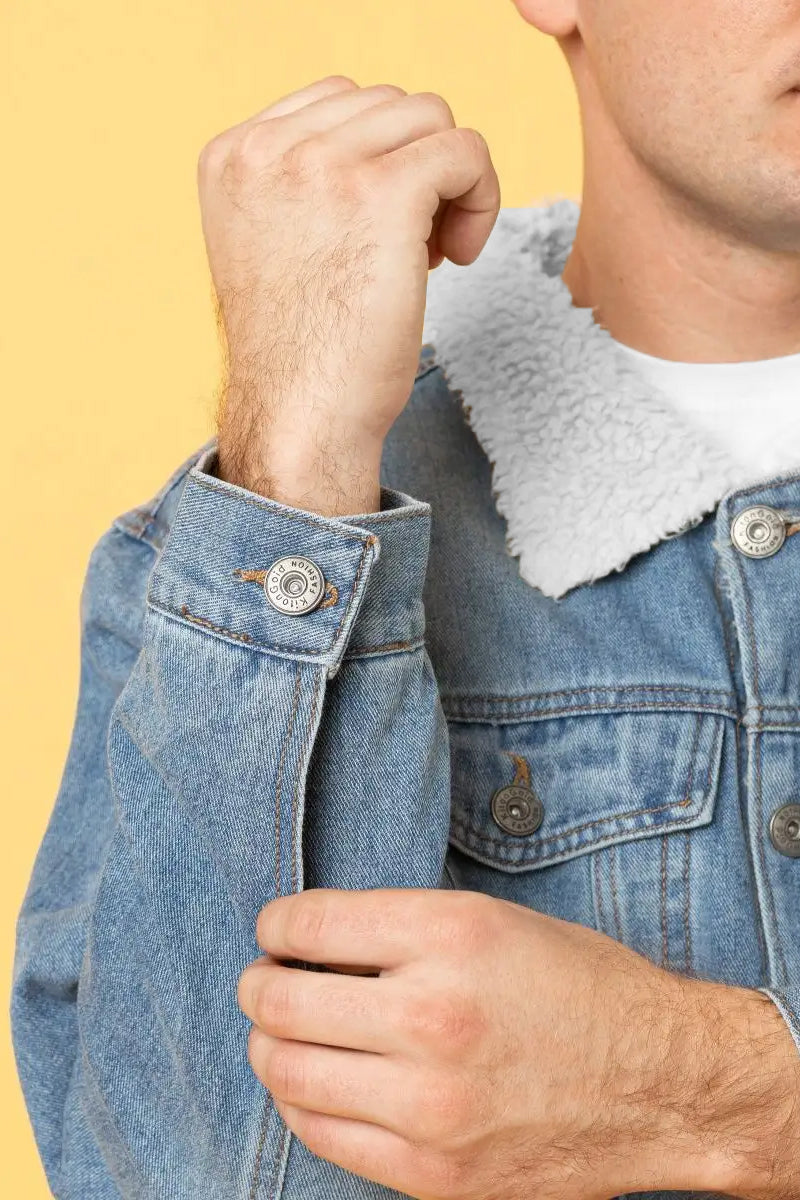 Maverick Sherpa Denim Jacket - Marcus Store