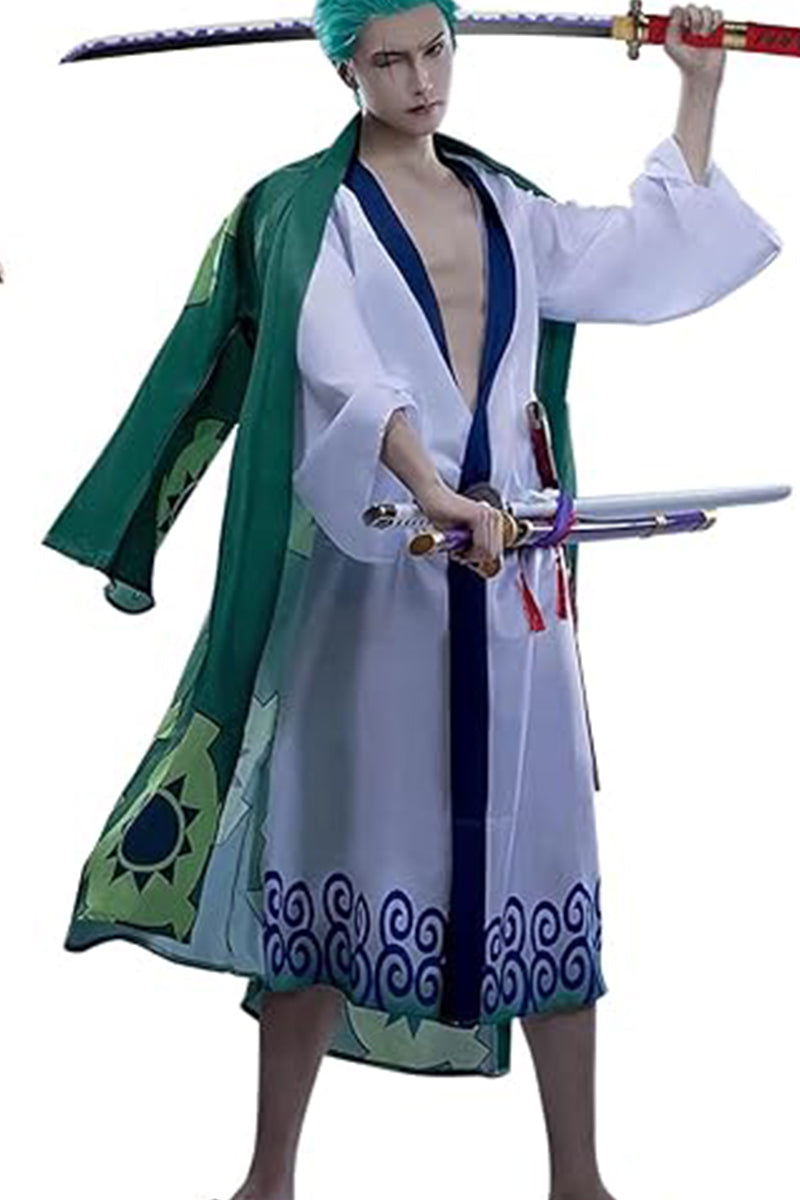 Green Swordsman Complete Costume Set | Men's Jacket– Marcus Store